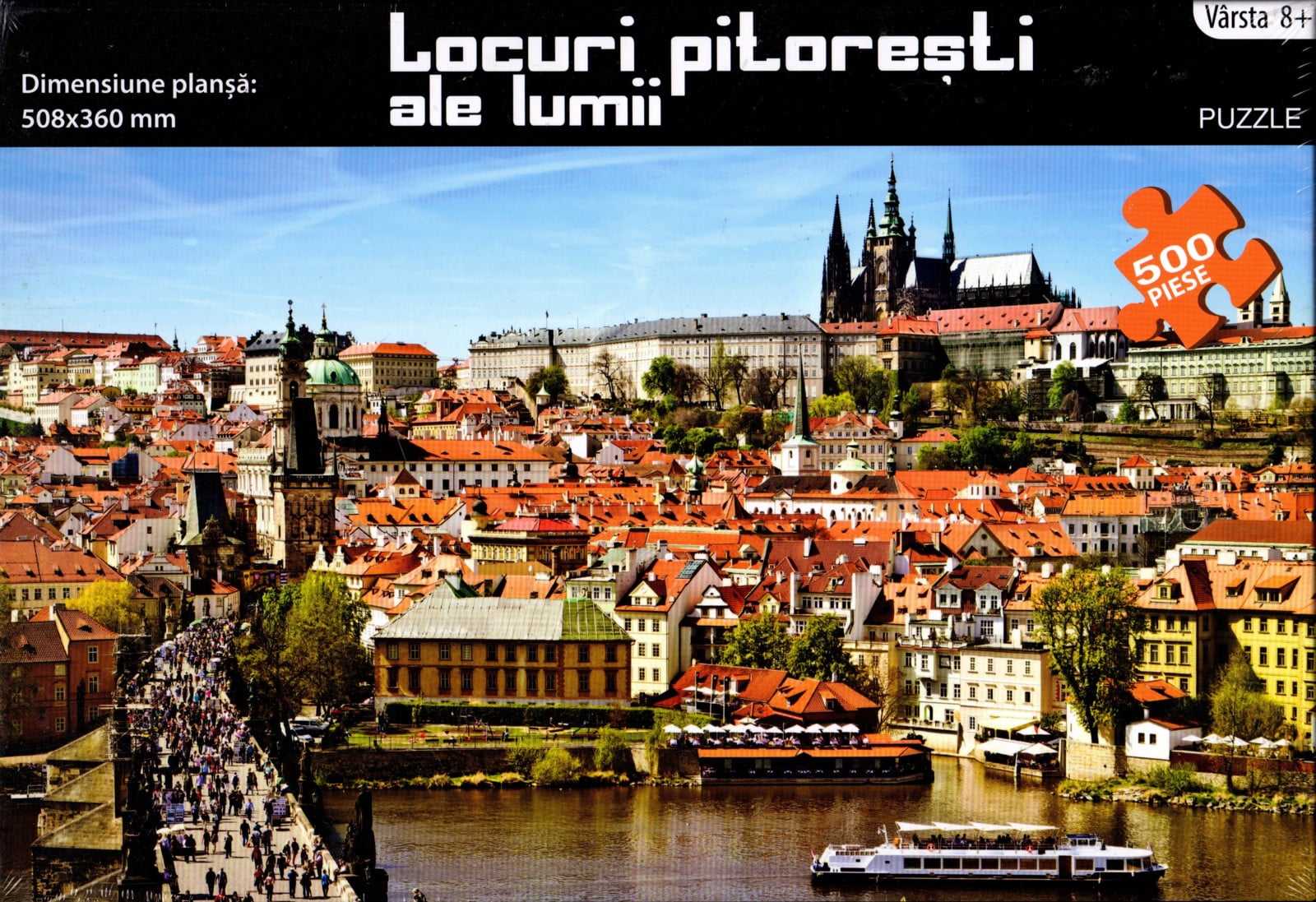 Central Bridge Prague 500 Piece Puzzle - Walmart.com