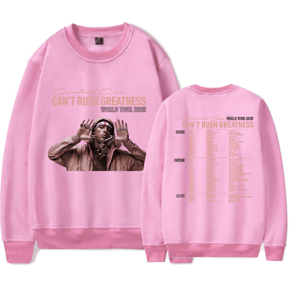 Central CEE Can't Rush Greatness Tour Crewneck Sweatshirt Merch Casual ...