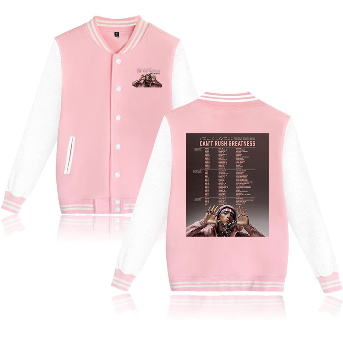 Central Cee 2025 Tour Jackets Hip Hop Baseball Uniform Unisex Coat ...