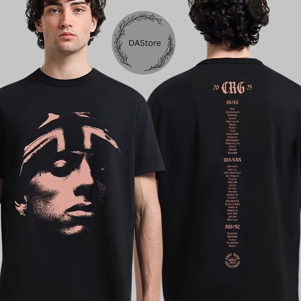 Central Cee Can’t Rush Greatness 2025 World Tour Crew Neck T-Shirt, Sizes S-5XL - Walmart.com