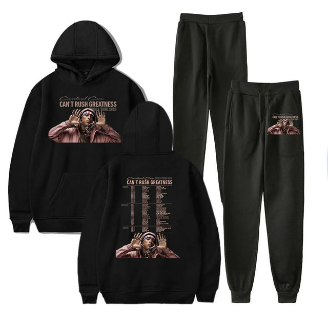 Central Cee Can't Rush Greatness Tour Merch Hoodie and SWEATPANTS set ...