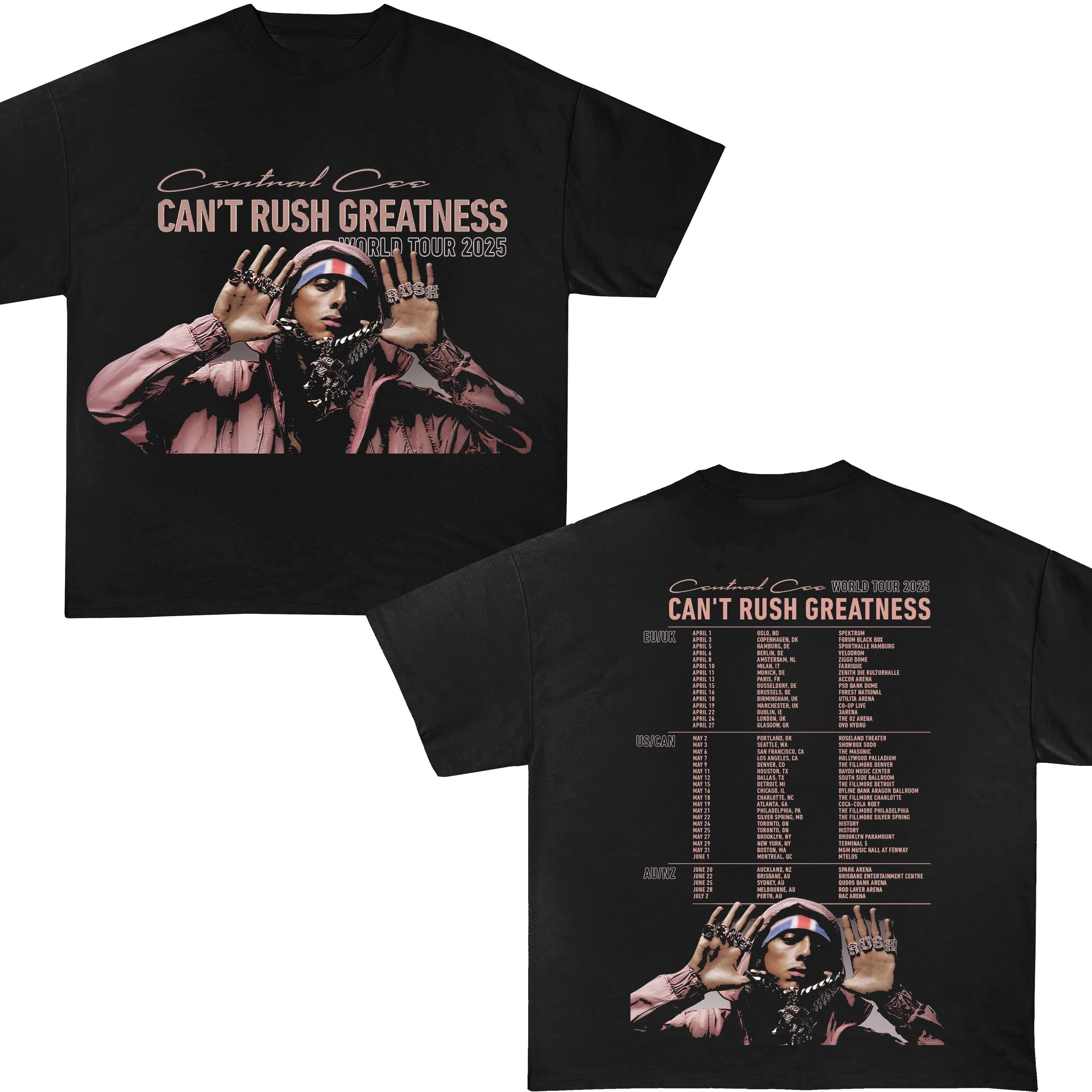 Central Cee “Can’t Rush Greatness” World Tour 2025 Tee - Walmart.com