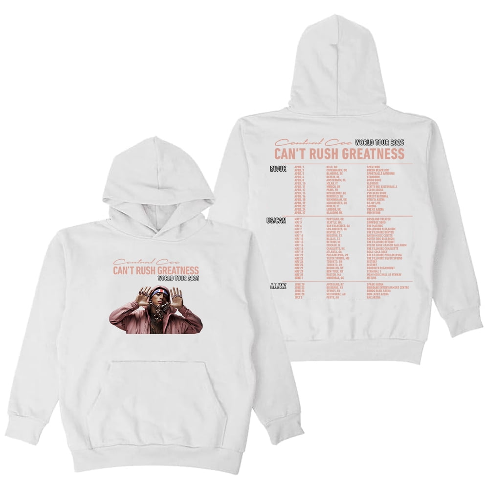 Central Cee Can't Rush Greatness World Tour Hoodie Long Sleeve ...
