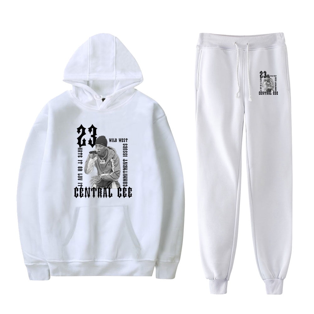 Central Cee Hoodie Suit Fashion Two Piece Suit Man/Woman Hip Hop ...