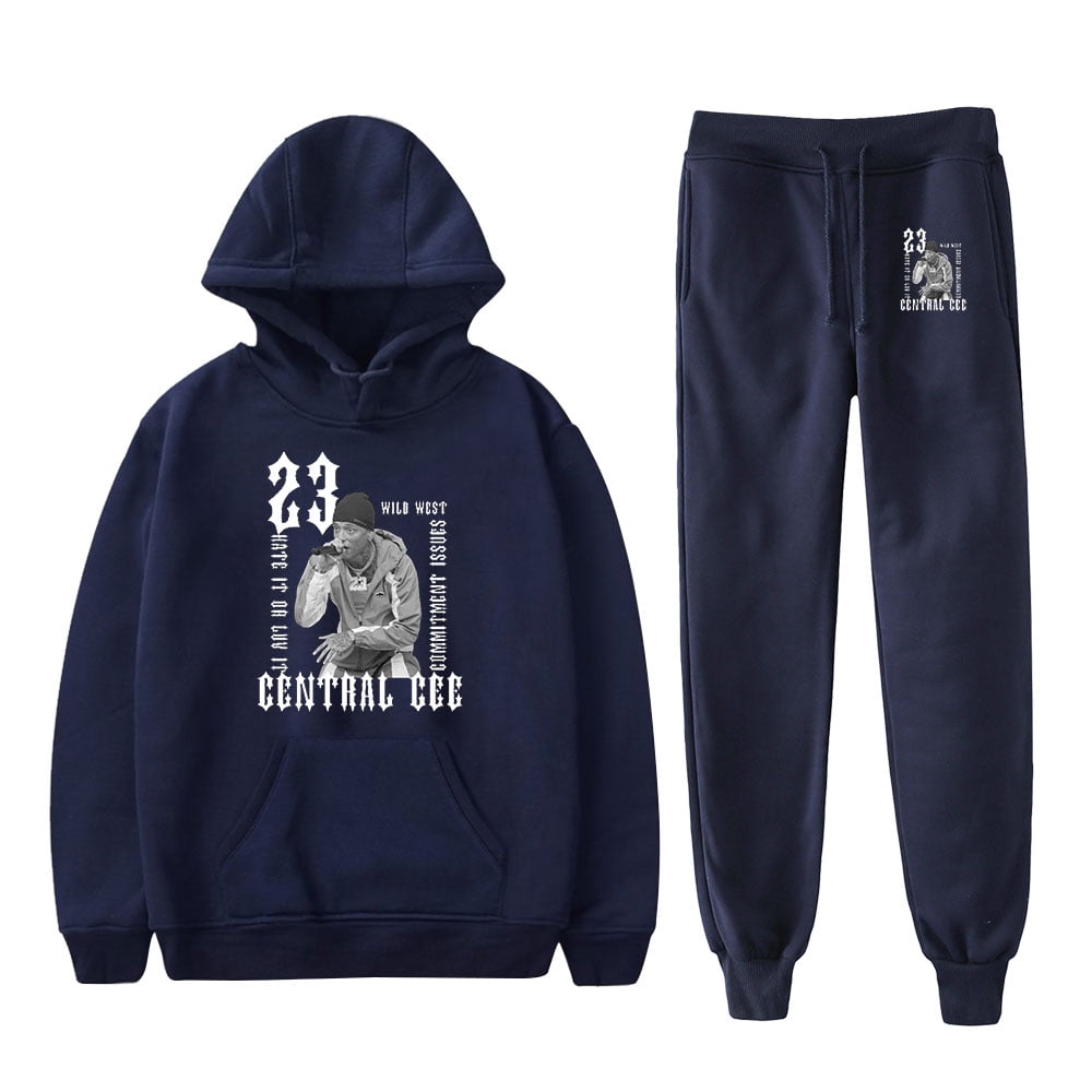 Central Cee Hoodie Suit Fashion Two Piece Suit Man/Woman Hip Hop ...