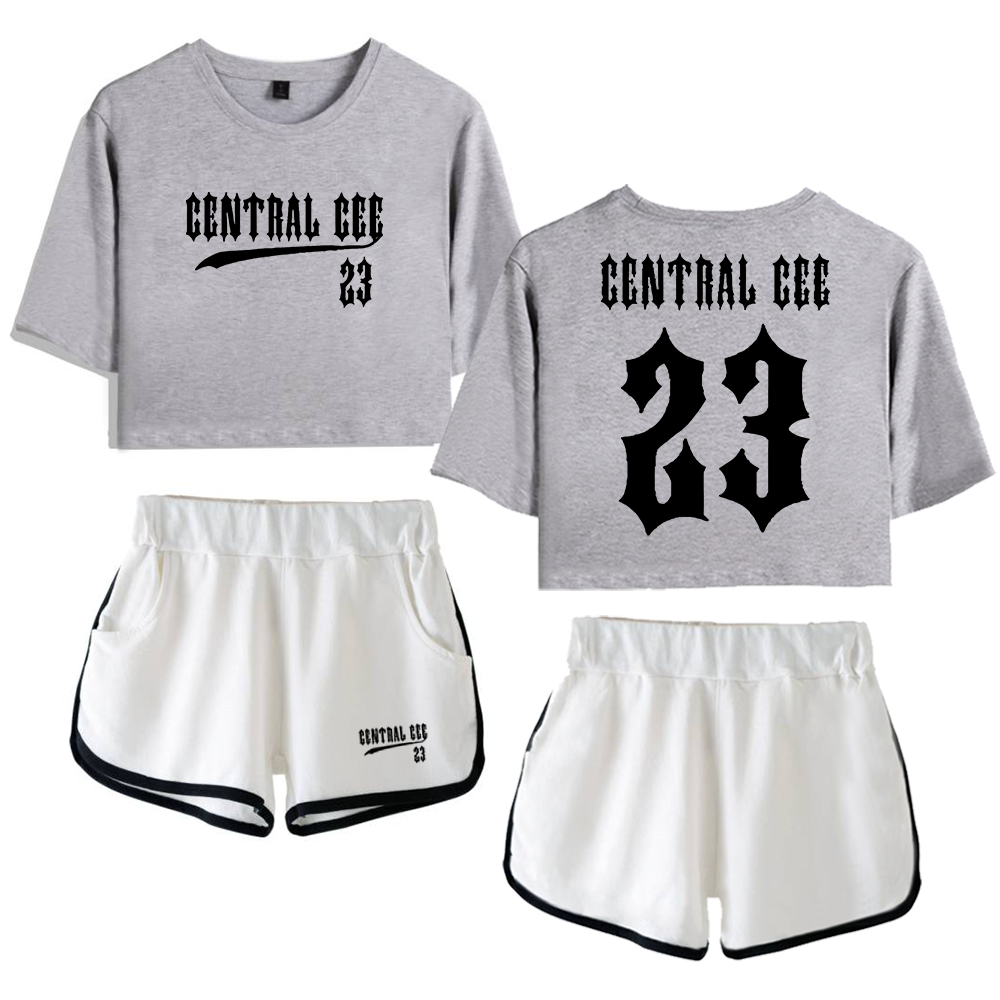 Central Cee Merch 2024 Tour Merch 23 Crop Top T-shirt Suits T Shirt ...
