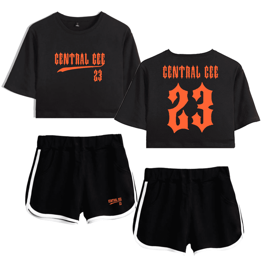 Central Cee Merch 23 Tour 2024 Crop Top T-shirt Suits T Shirt Women ...