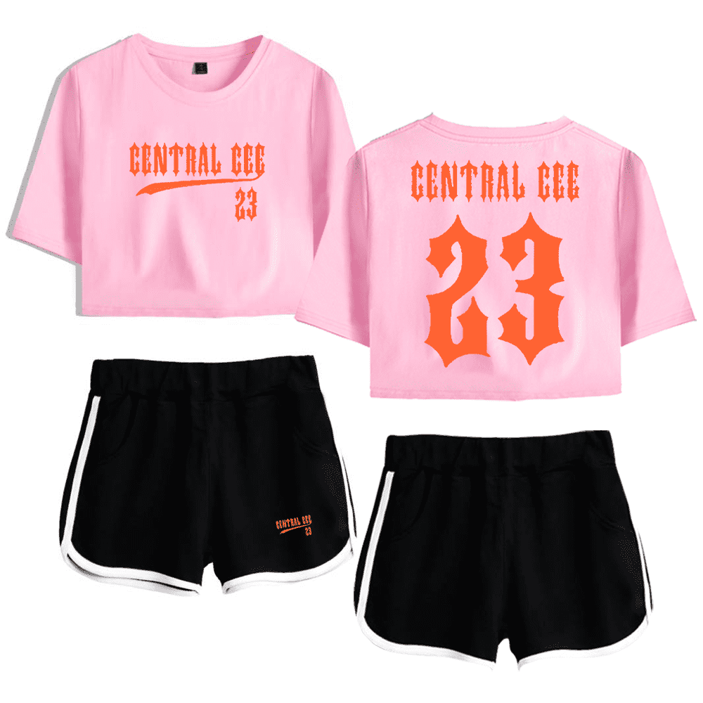 Central Cee Merch 23 Tour 2024 Crop Top T-shirt Suits T Shirt Women ...