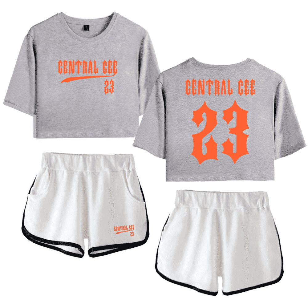 Central Cee Merch 23 Tour 2024 Crop Top T-shirt Suits T Shirt Women ...