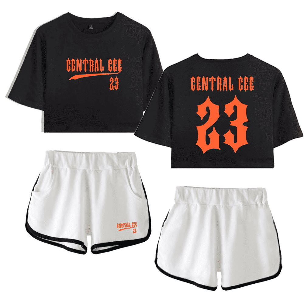 Central Cee Merch 23 Tour 2024 Crop Top T-shirt Suits T Shirt Women ...