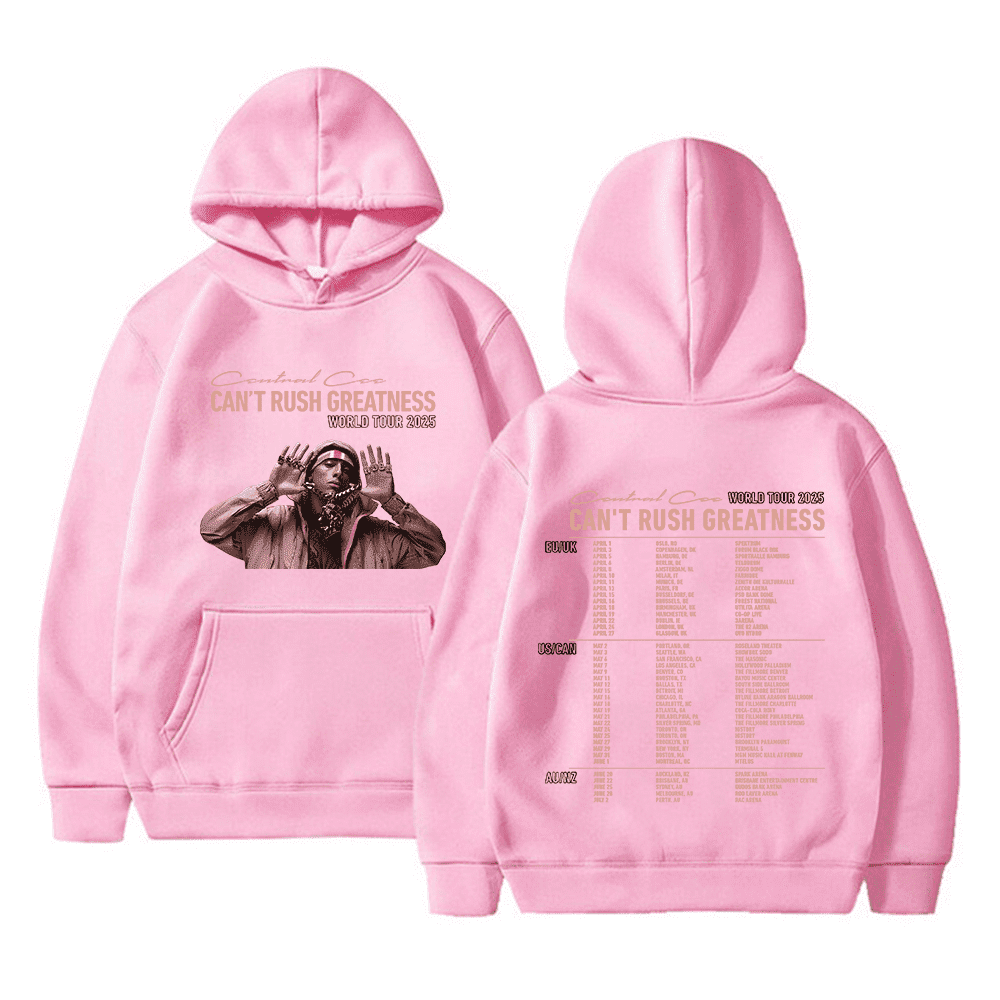 Central Cee Merch Can't Rush Greatness World Tour 2025 Hoodie Hip Hop ...