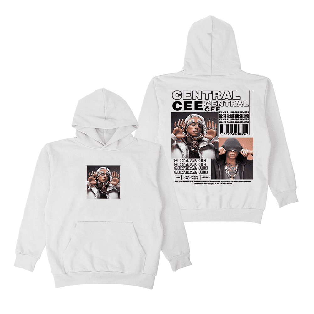 Central Cee Merch Hoodie Can't Rush Greatness Album Cover Rapper Hooded ...