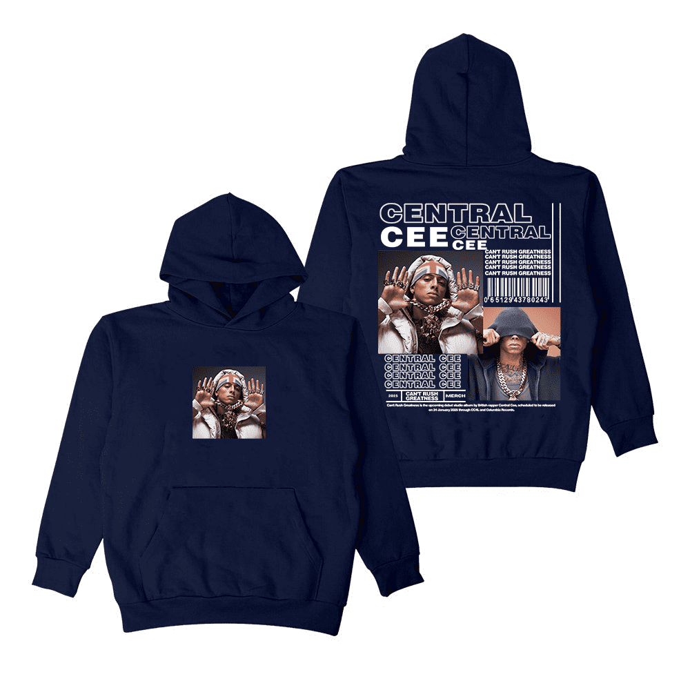 Central Cee Merch Hoodie Can't Rush Greatness Album Cover Rapper Hooded ...