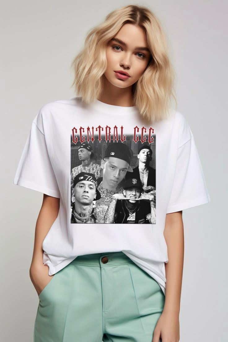Central Cee Vintage Graphic Rapper Unisex T-Shirt, for men & women, up ...