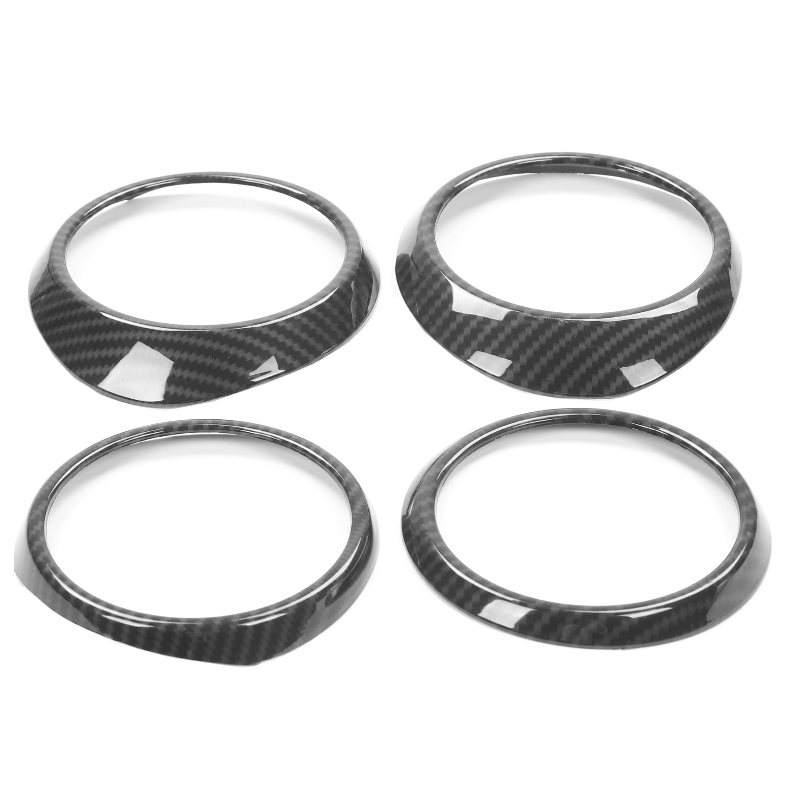 Central Control Air Outlet Trim Rings Carbon Fiber Style Decoration Fit ...
