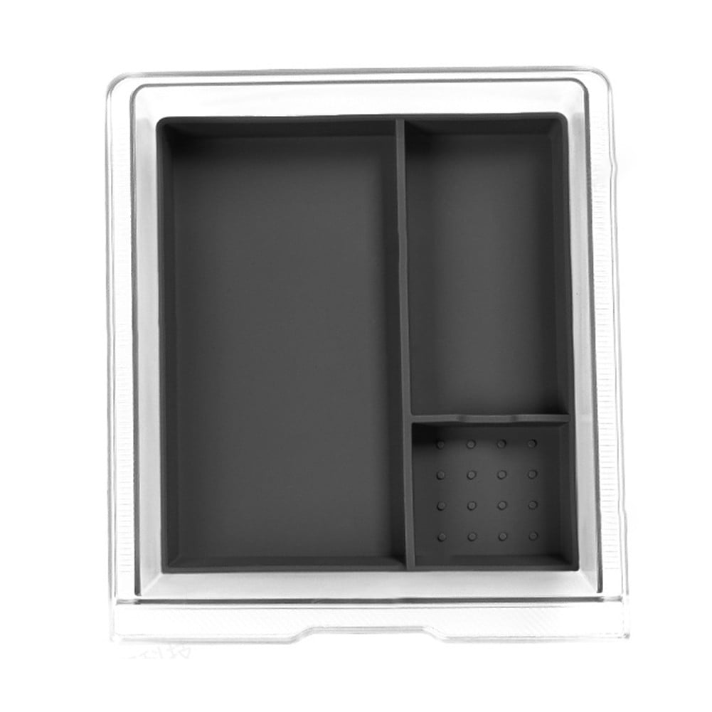 Central Control Storage Box For Tesla Model Transparent Armrest Storage ...