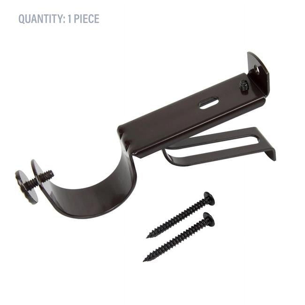 Central Design 1919-07 1.5 in. Dia. Single Curtain Rod Mounting Bracket ...