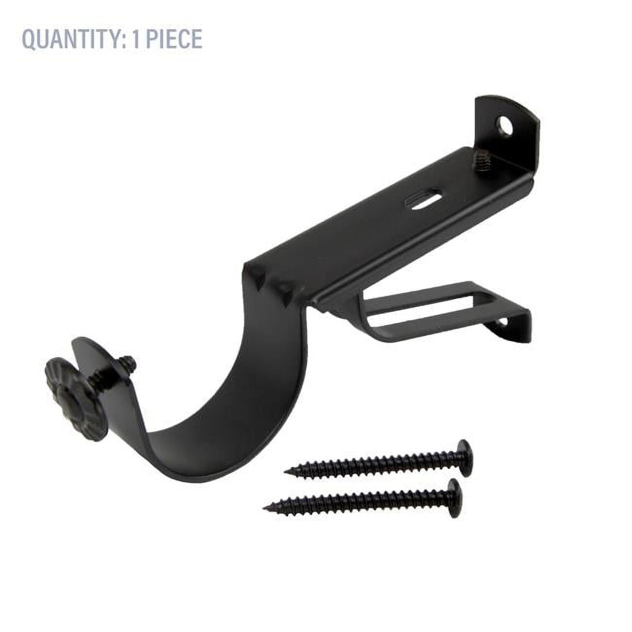 Central Design 1919-12 1.5 in. Dia. Single Curtain Rod Mounting Bracket ...