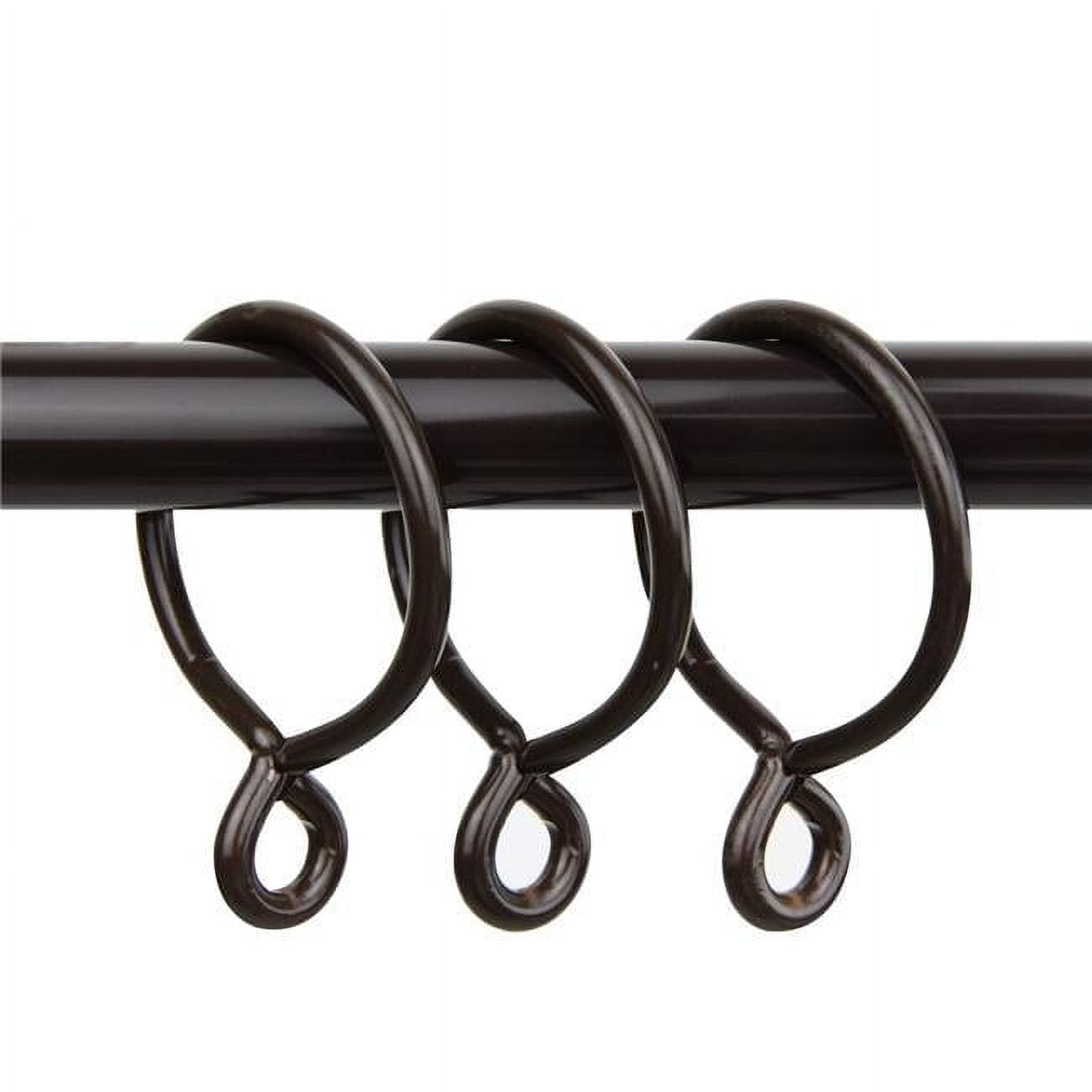 Central Design 1926-07 3.25 in. Curtain Eyelet Rings, Cocoa - Set of 10 - Walmart.com