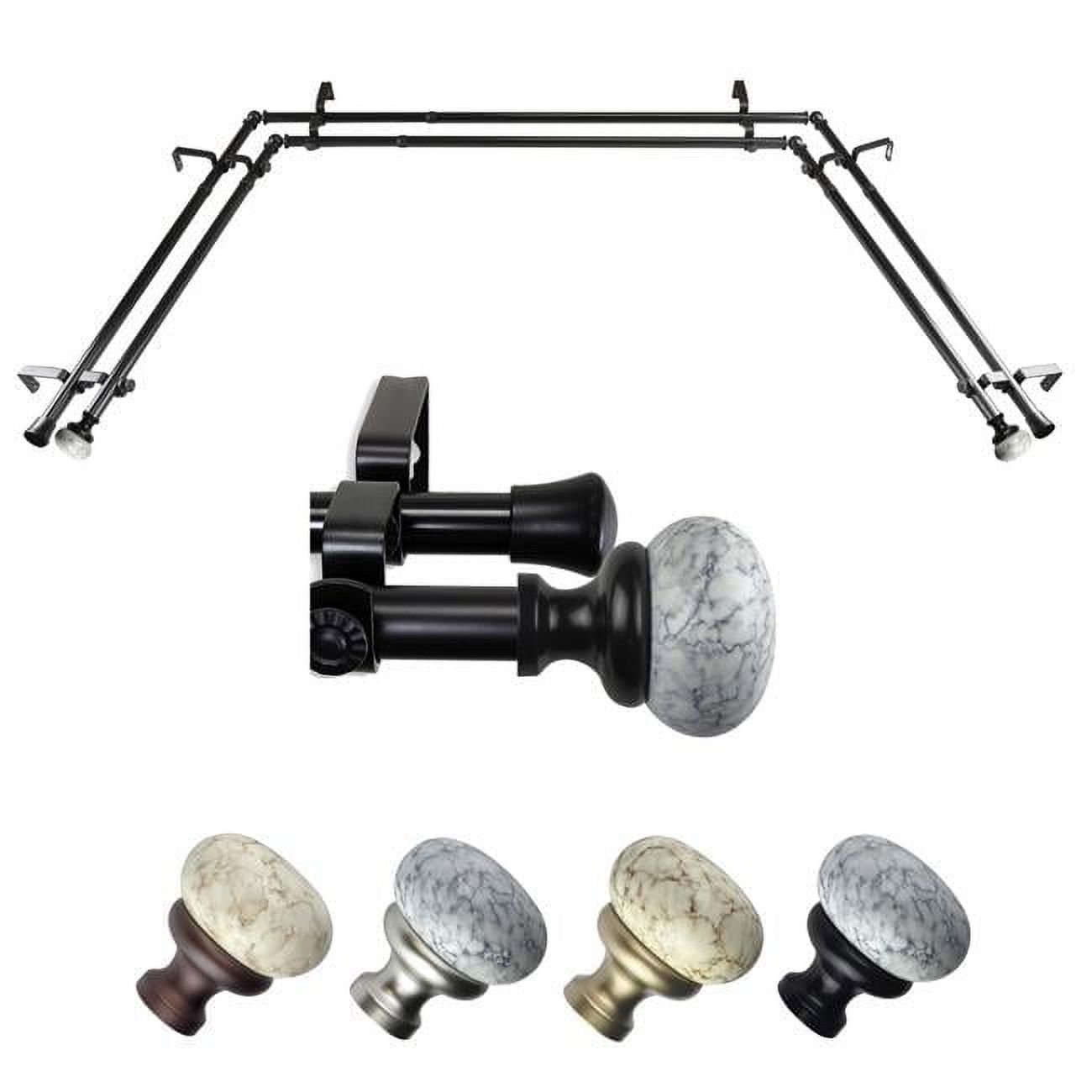 Central Design ABay-76-2D 0.812 in. Dia. Creola Bay Window Double ...