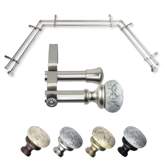 Central Design ABay-76-5D 0.812 in. Dia. Creola Bay Window Double ...