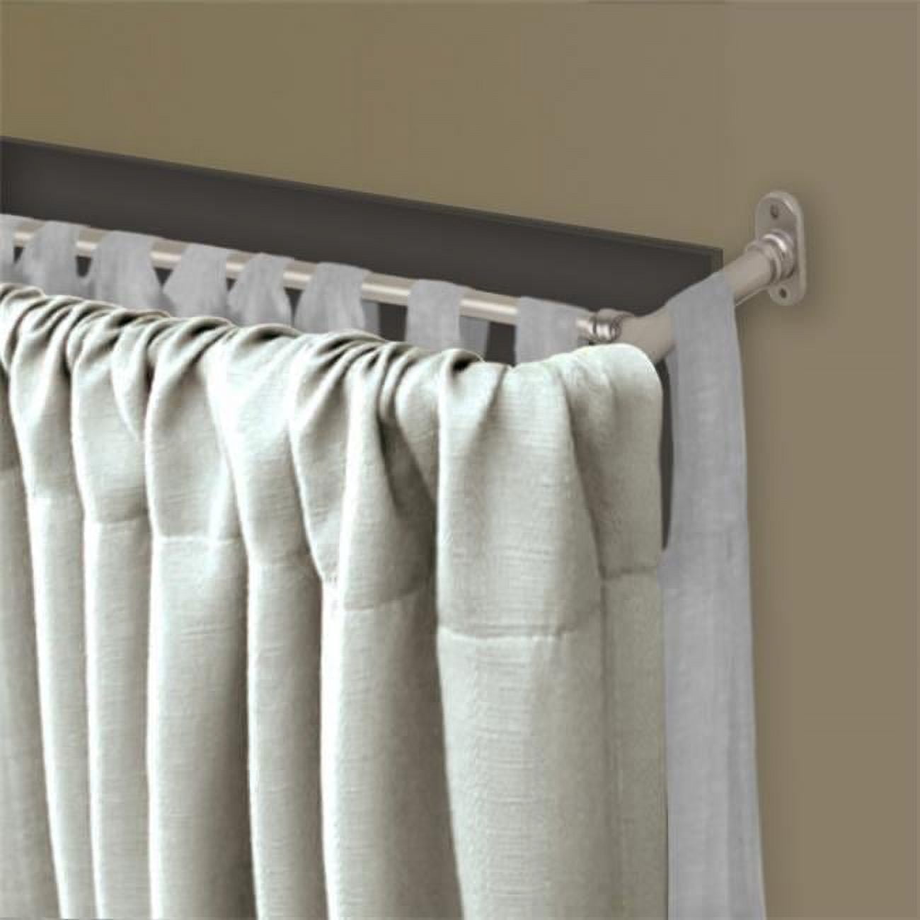 Central Design BOT63-485D 0.625 in. Double Blackout Curtain Rod with 48 ...