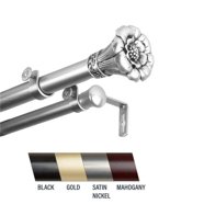 66" to 120" Adjustable Baton Draw Double Traverse in White - Walmart.com