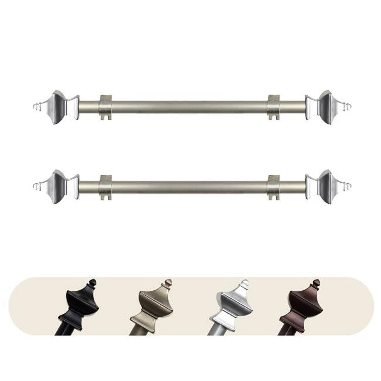 Central Design SIDE063-14-5 0.625 in. Dia. Gavin Side Curtain Rod ...