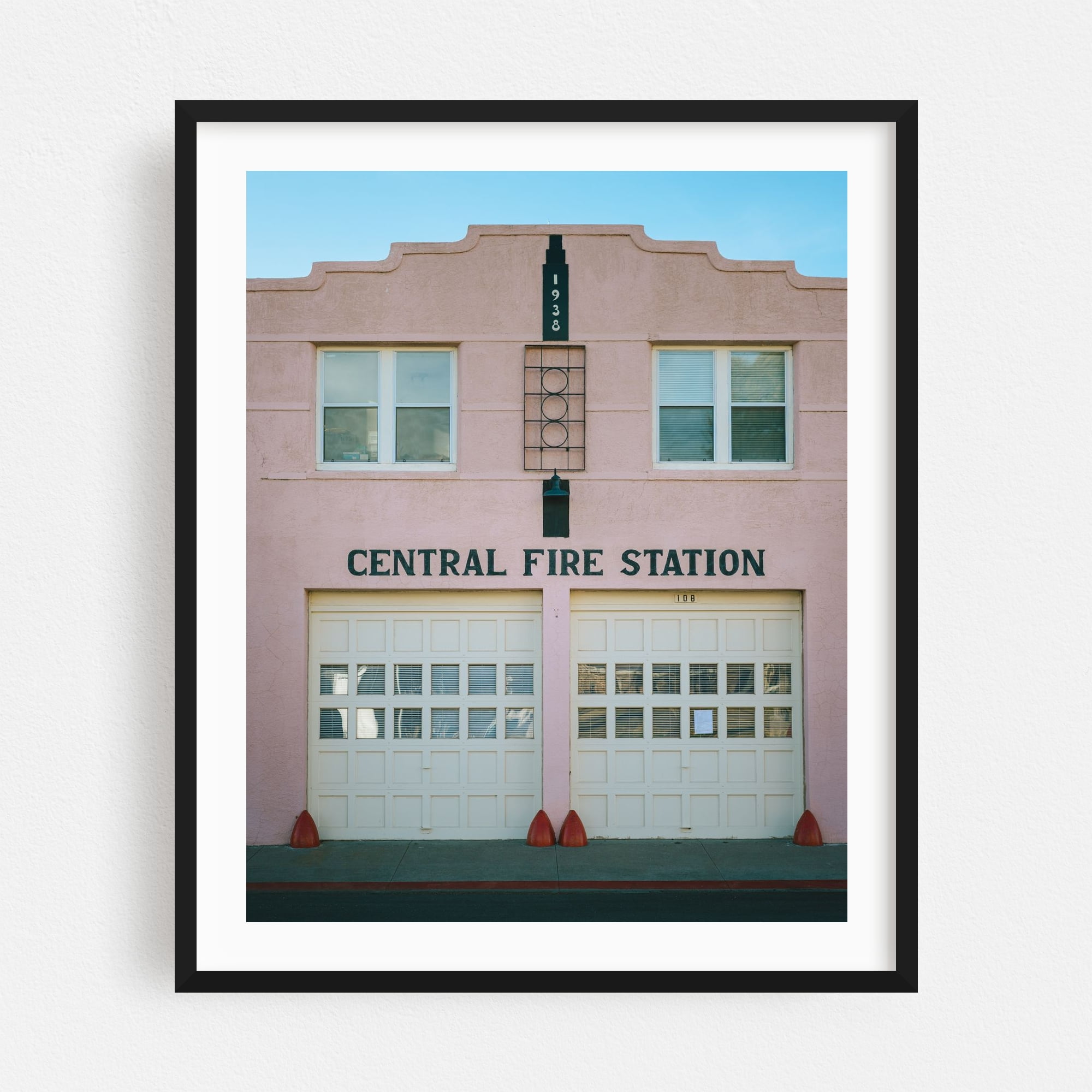 Central Fire Station, Marfa - Marfa Texas Photography Art Deco ...