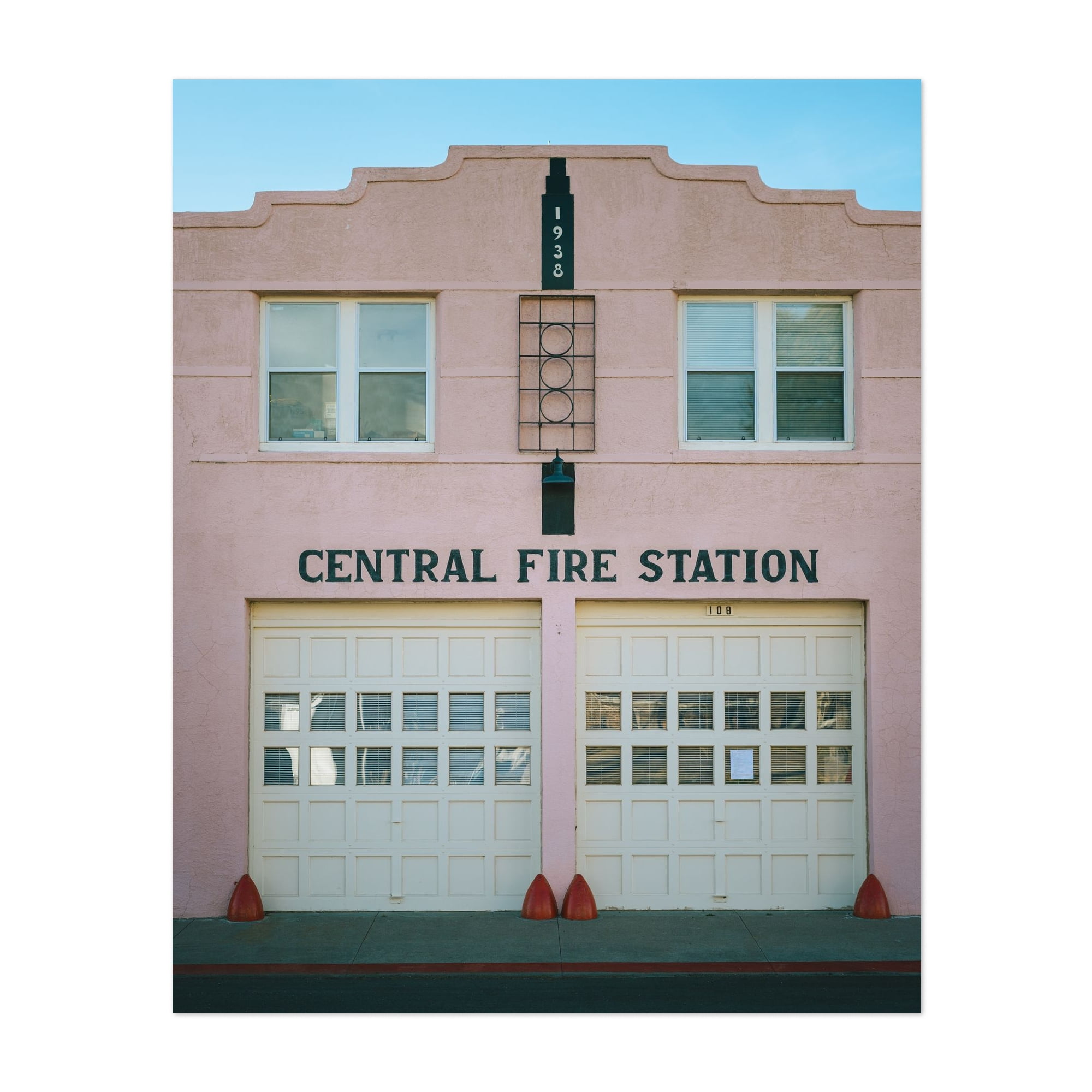 Central Fire Station, Marfa - Marfa Texas Photography Unframed Wall Art ...