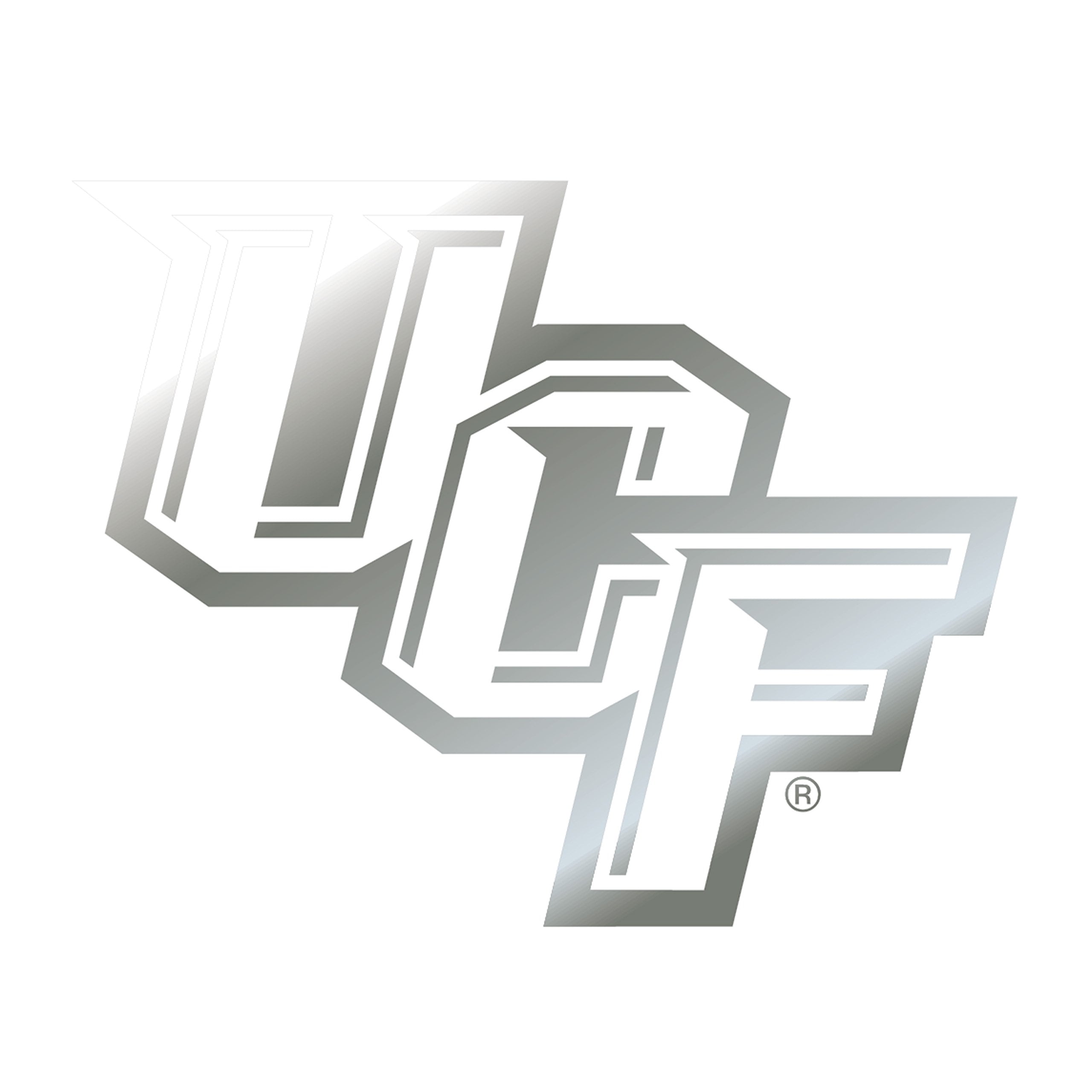 Central Florida Golden Knights Decal (SILVER UCF DECAL (3",6",12"), 12 ...