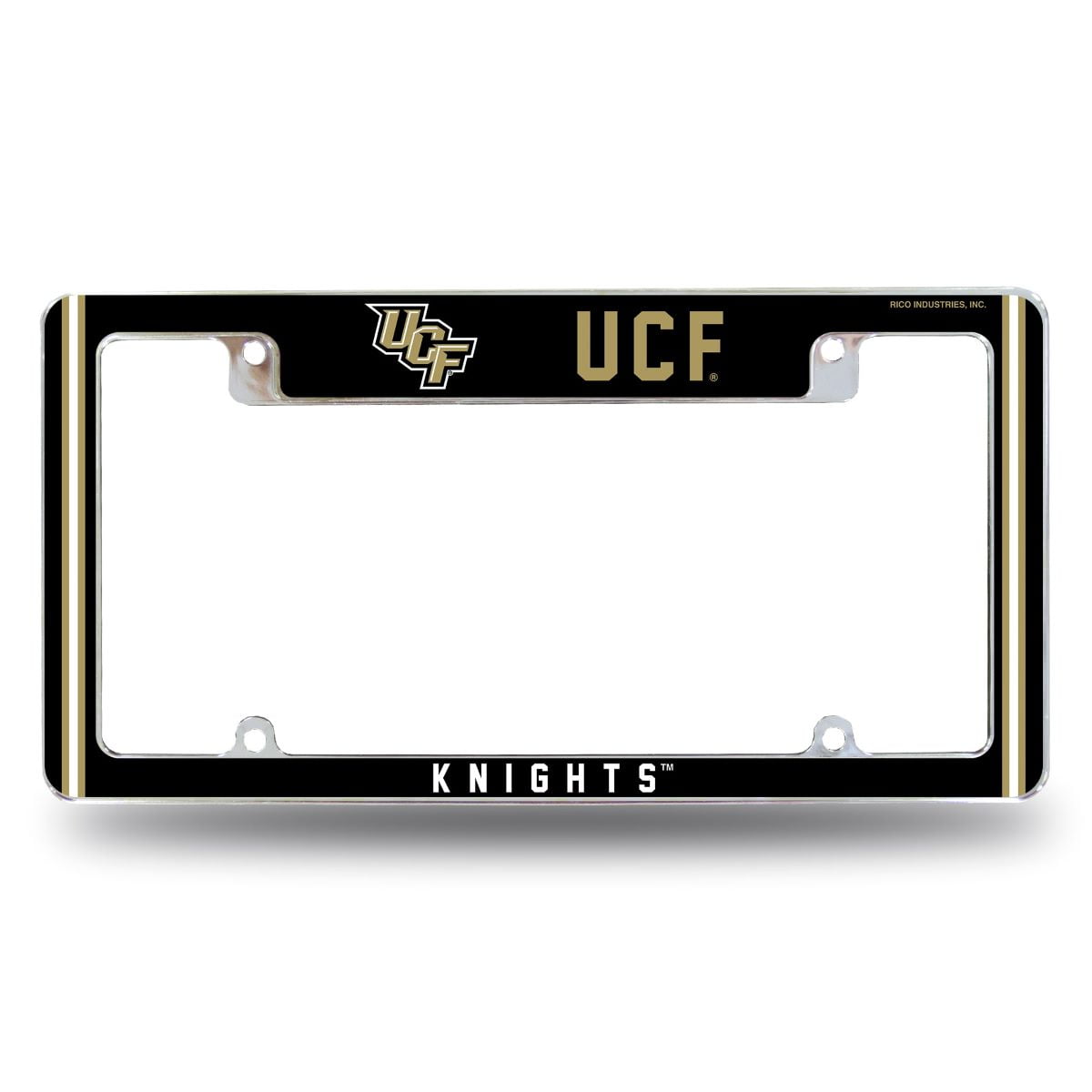 Central-Florida UCF Knight's UCF Chrome Metal License Plate Frame ...
