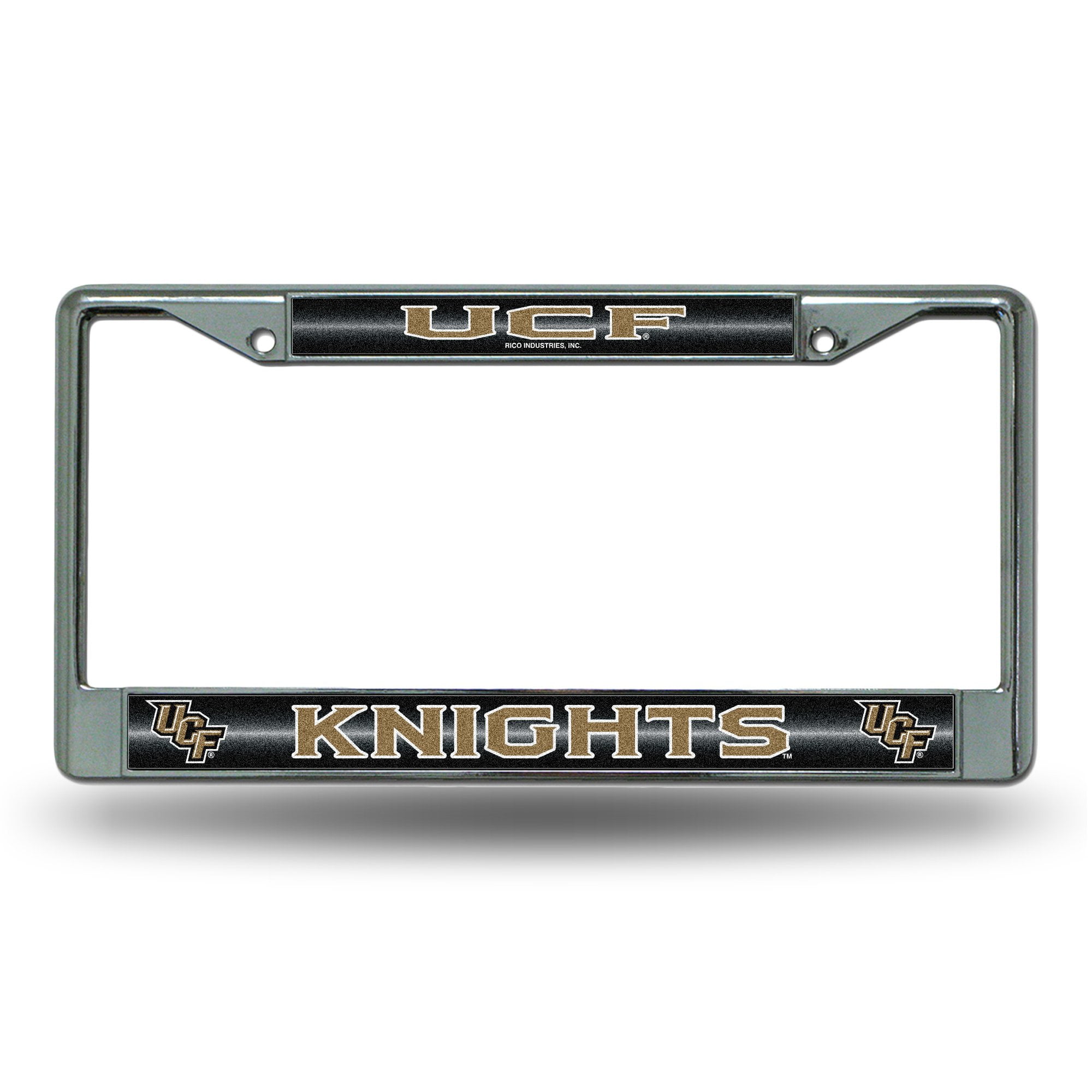 Central-Florida-UCF Knight's Standard Size Chrome License Plate Frame ...