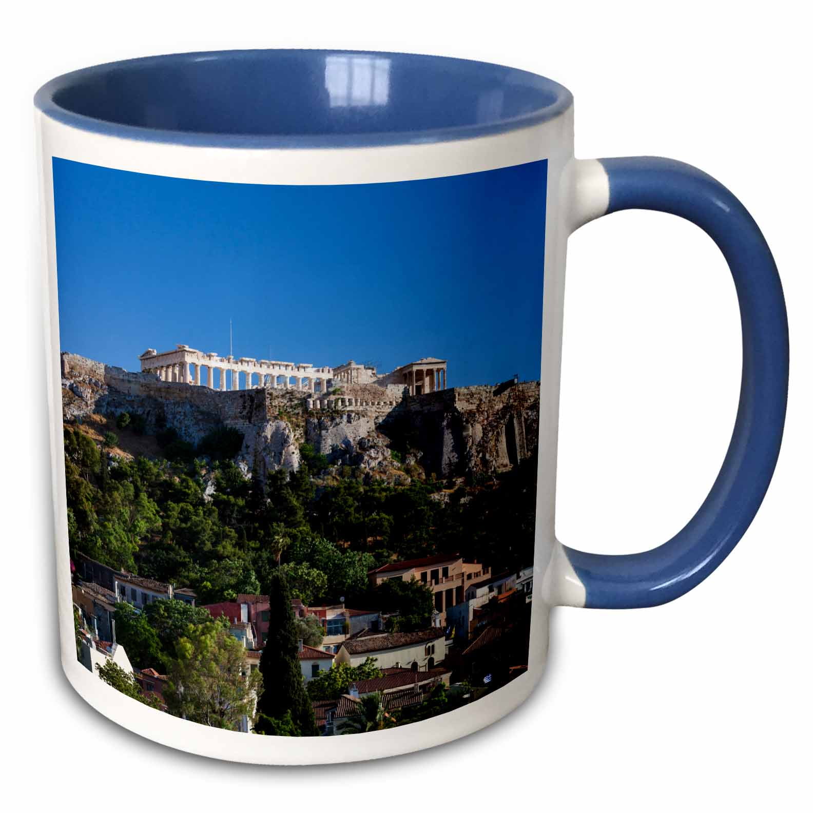 3drose, Central Greece, Athens, Acropolis, Elevated View, Late ...