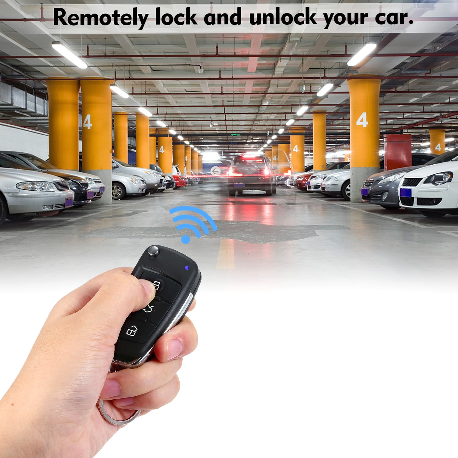 Central Lock,2 Remote Pop Car Remote Kit Keyless With 2 With 2 Remote ...
