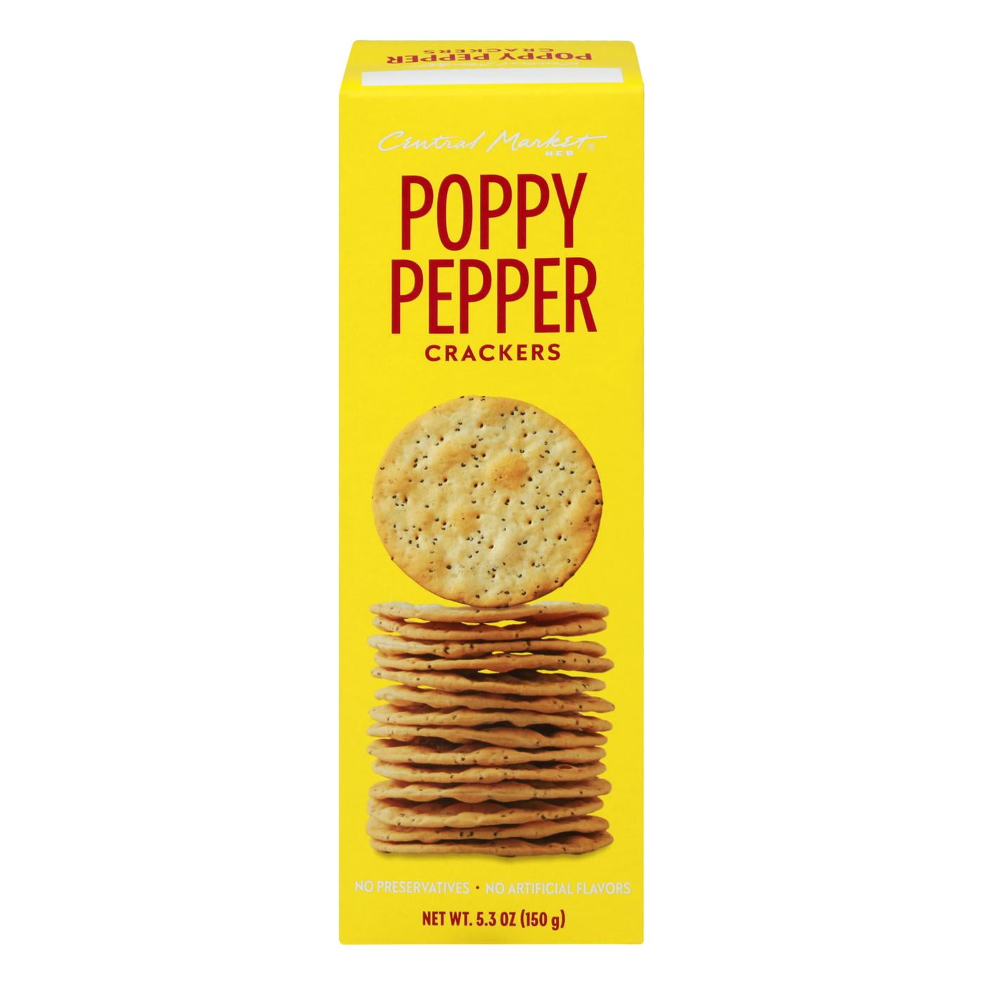 Central Market Poppy Pepper Crackers - Walmart.com