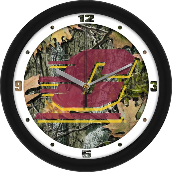 Linkswalker Central Michigan Chippewas Camo Wall Clock - Walmart.com