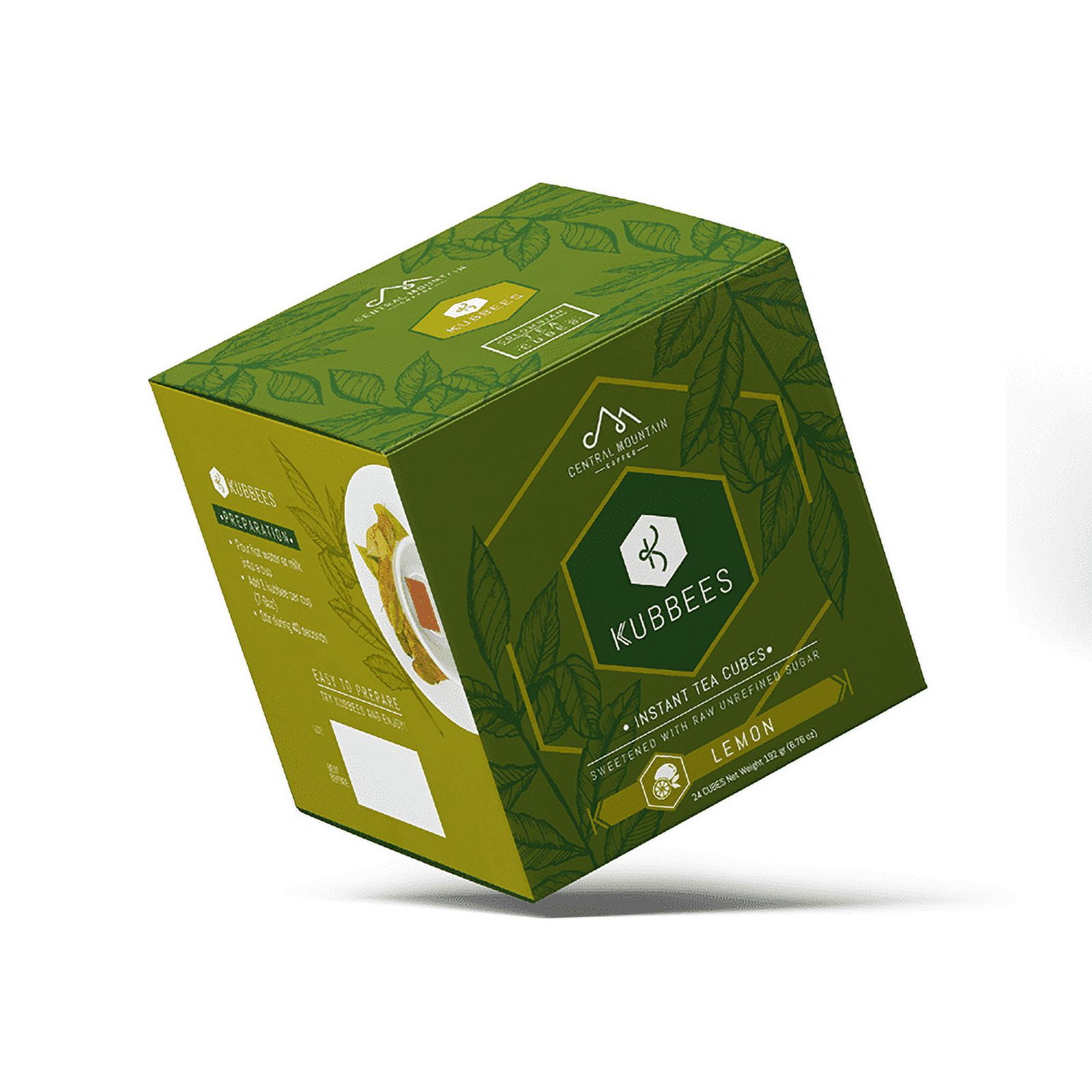 Central Mountain Coffee, Kubbees, Instant Tea Cubes, Lemon, 24 count ...