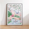 Central Park Bow Bridge Spring Wall Art Poster Unframed Paper Print ...
