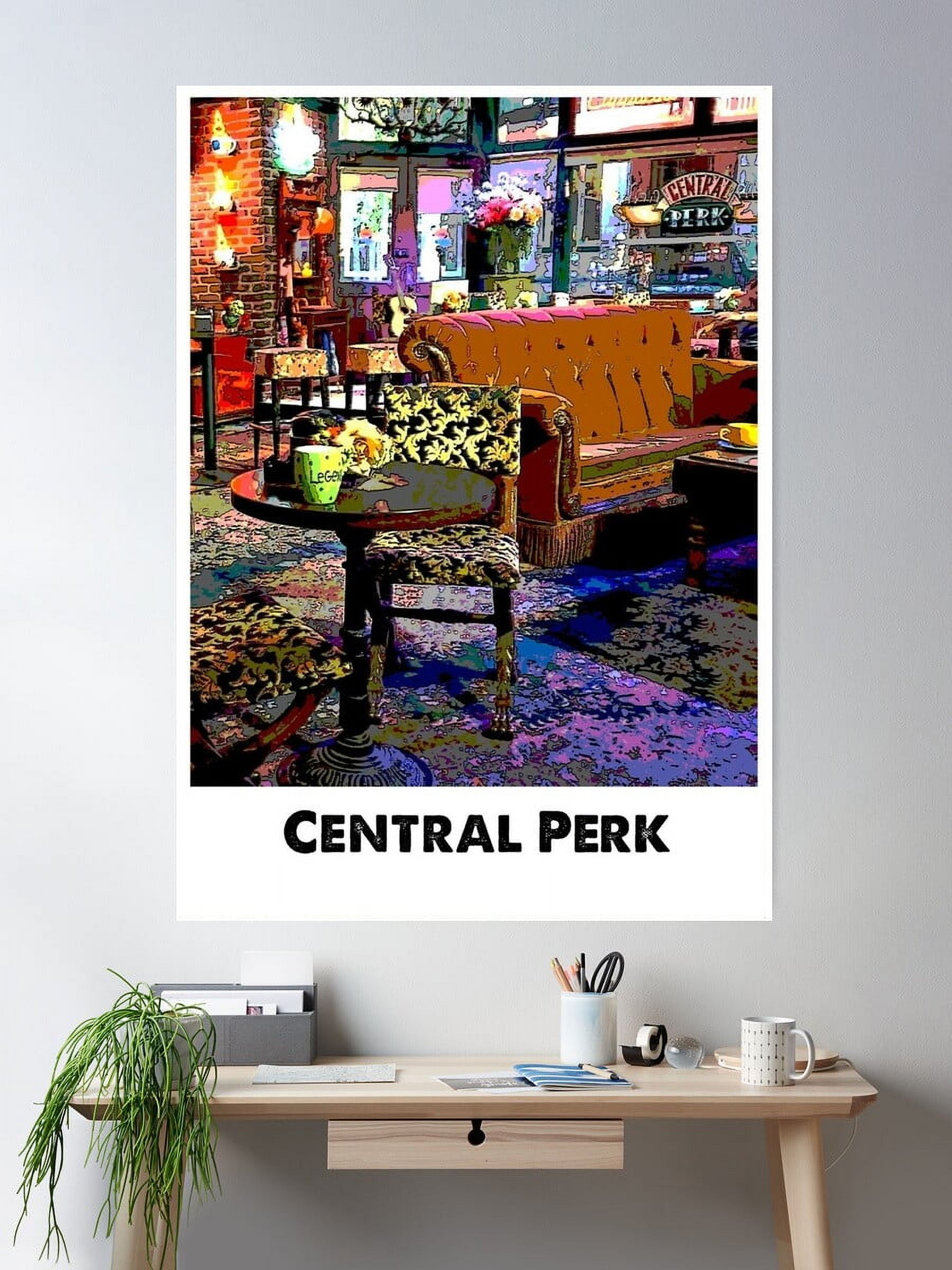 Central Perk Poster Wall Art, Modern Wall Decor For Living Room Bedroom ...