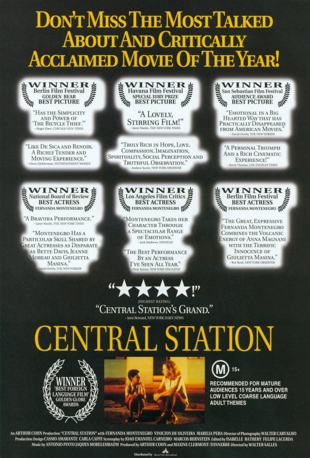 Central Station - movie POSTER (Style B) (11" x 17") (1998) - Walmart.com
