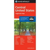 Central United States Folded Map - Walmart.com
