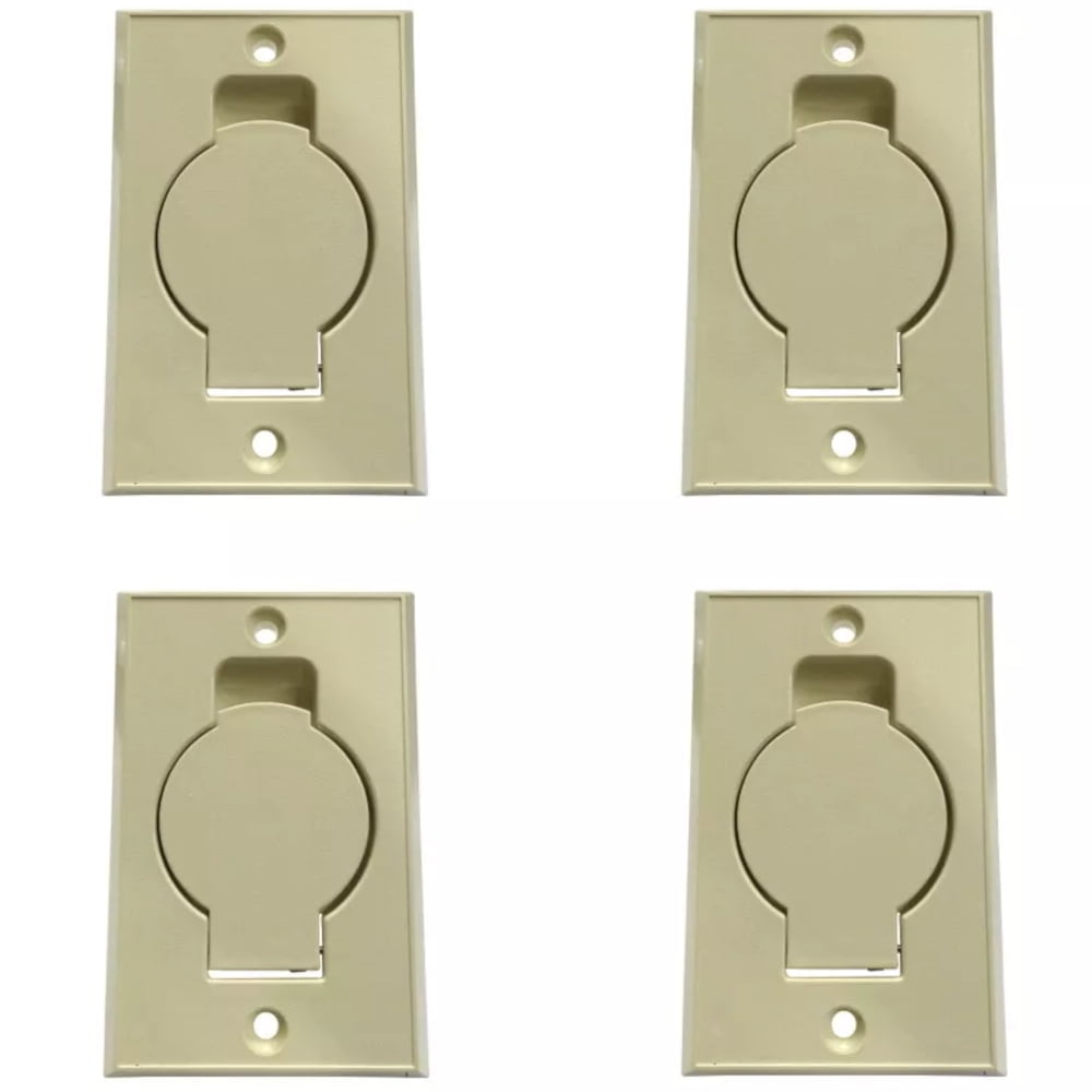 Central Vac Inlet Valve with Round Door - Beige, 4 Pack - Walmart.com