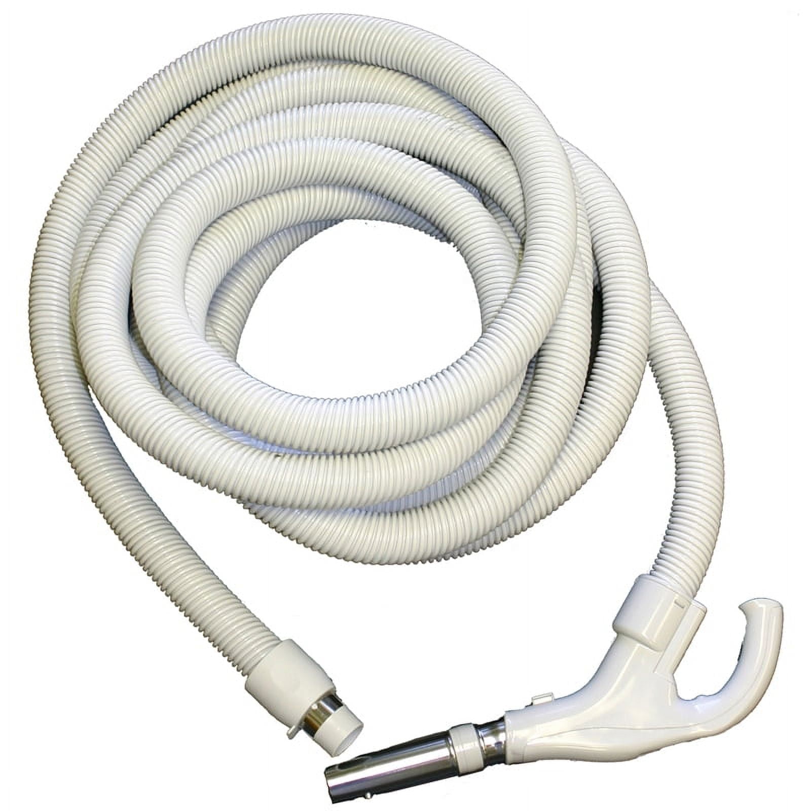 35' Central Vacuum Cleaner Crush-Proof Hose for Beam, Nutone with Long ...
