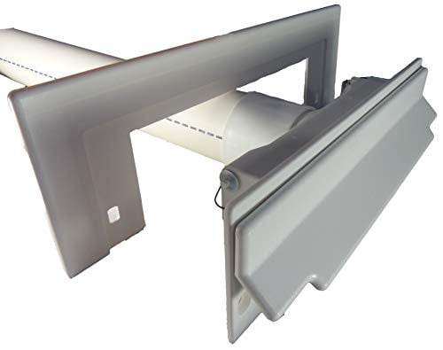 Central Vacuum Sweep Inlet . CanSweep Dustpan Inlet (White) for Under ...