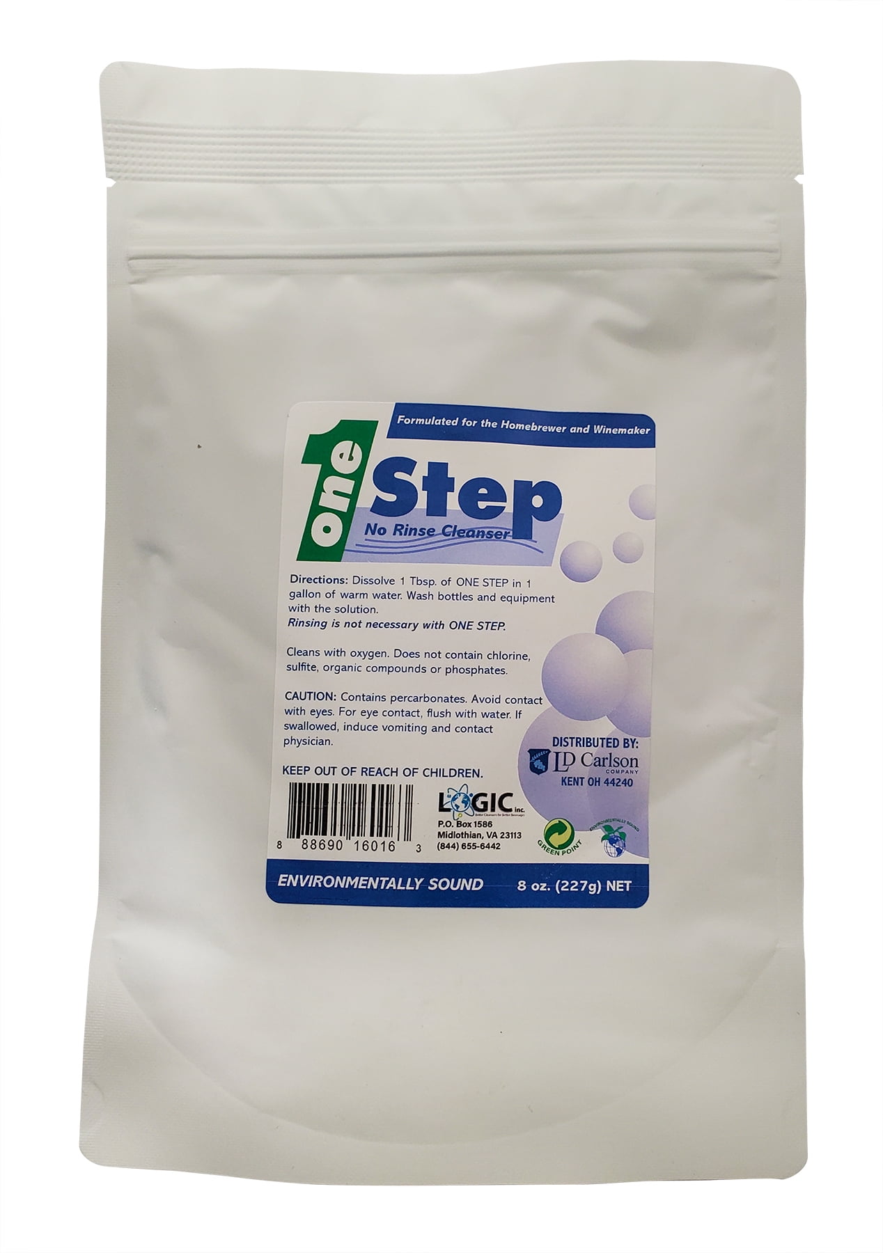 CentralBrewShop 1Step-8oz-NR One Step .. 8 oz. - No .. Rinse Cleaner/Sanitizer For Home ...