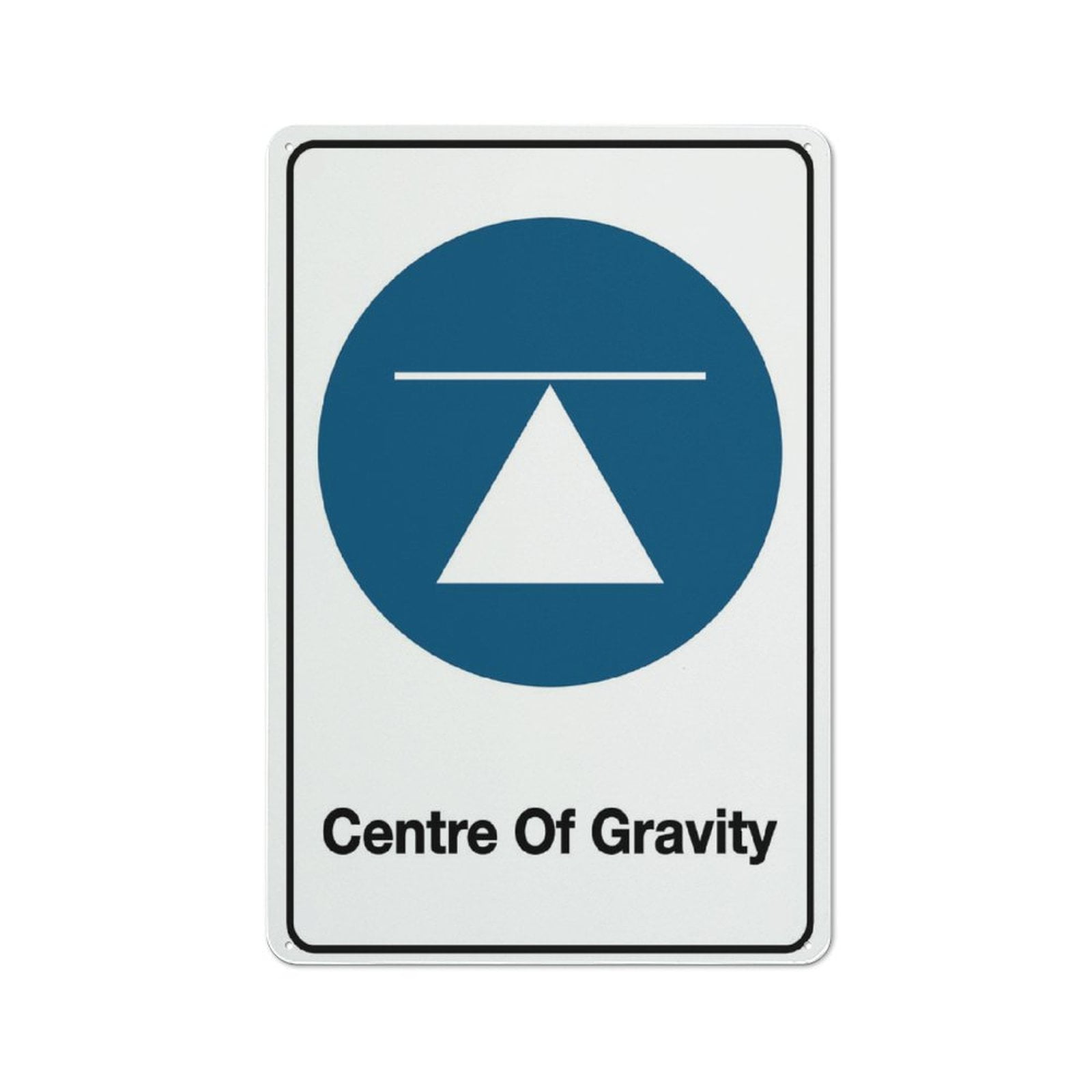 Centre Of Gravity Sign For House 12" X 8" Yard Sign, Premium Aluminum ...