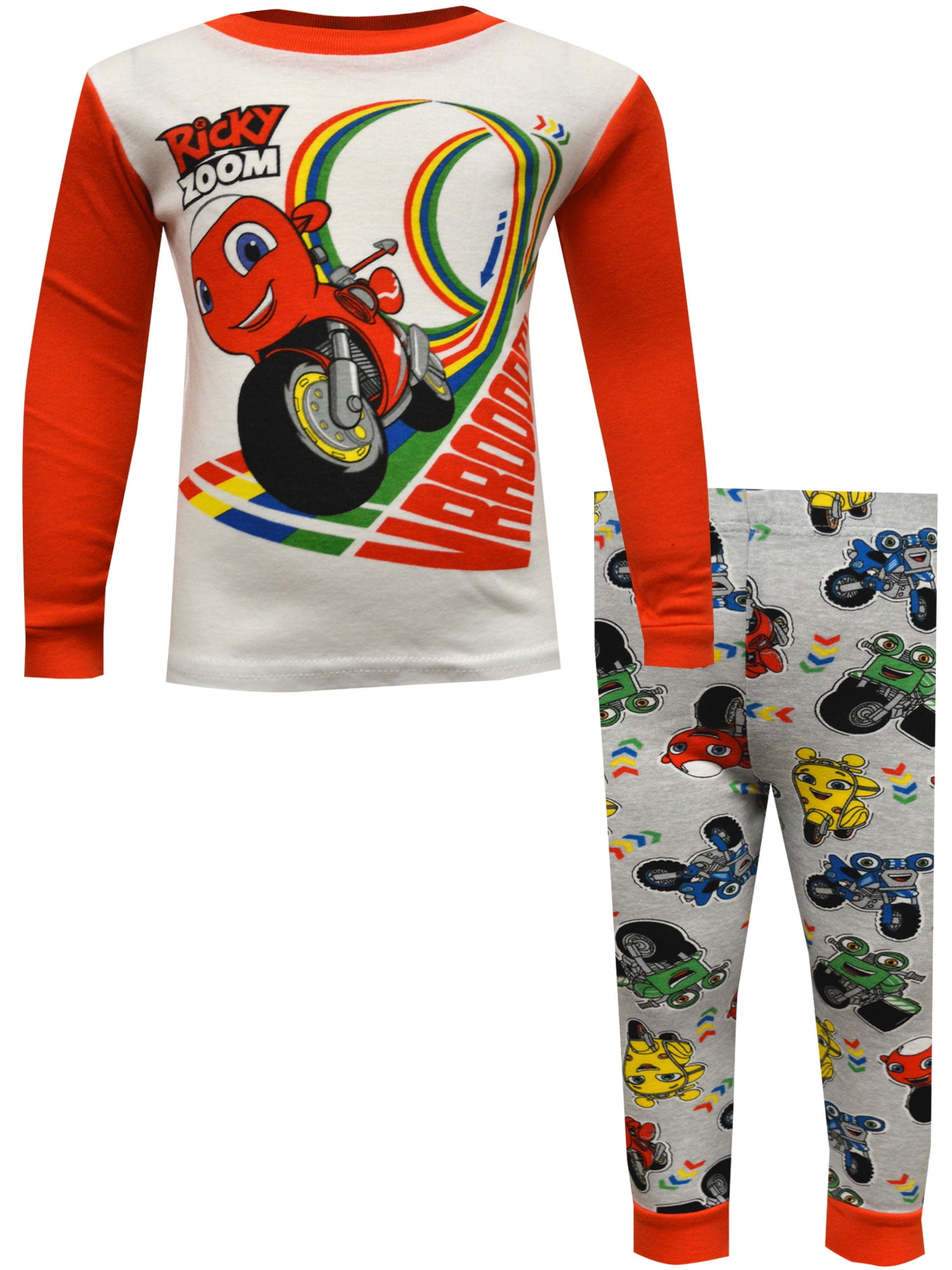 Centric Brands Boys Nickelodeon Ricky Zoom Vroom Cotton Toddler Pajamas ...
