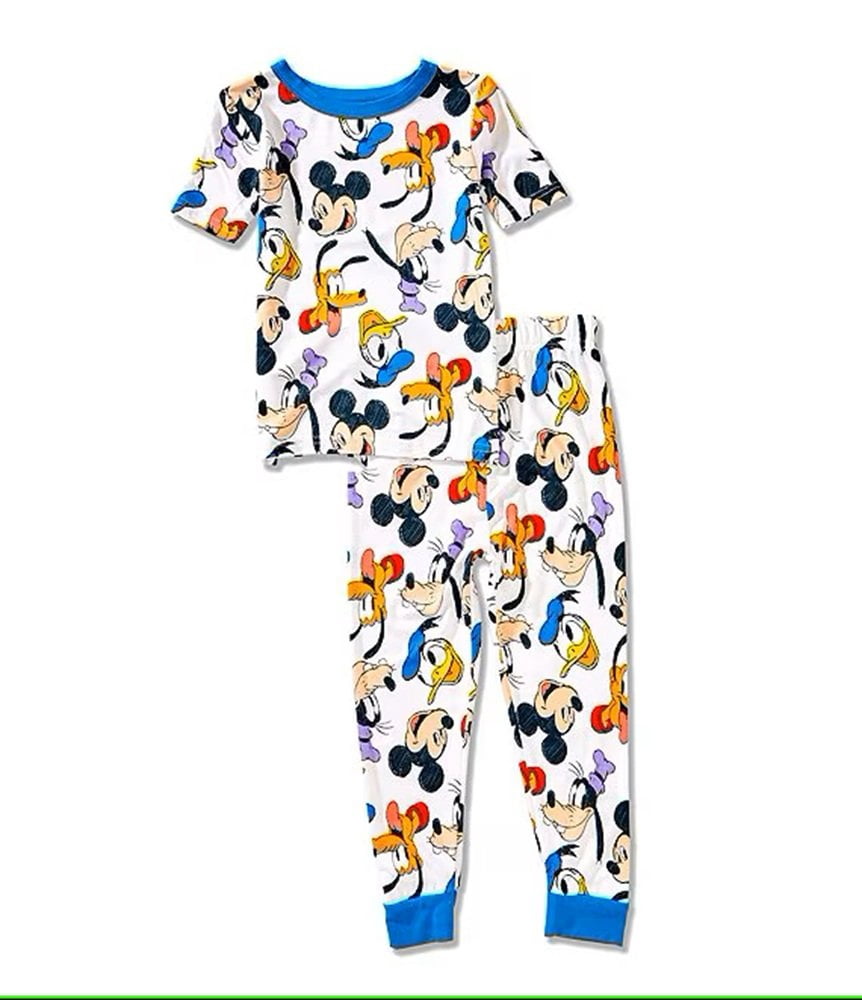 Centric Brands Disney Mickey Mouse Boys Pajama Set Short Sleeve Top ...
