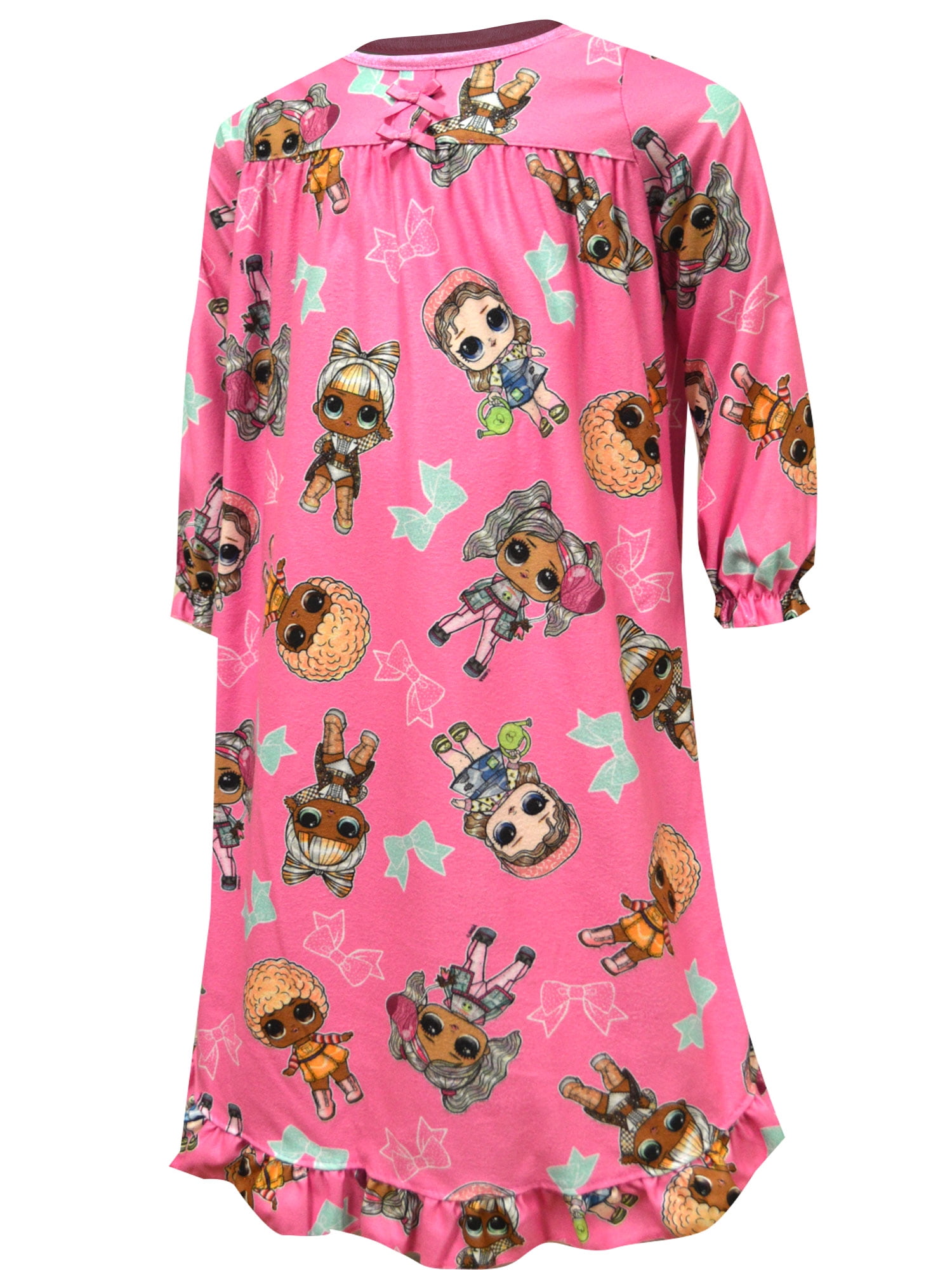 Centric Brands LOL Surprise Girls Flannel Nightgown with Bow Time ...